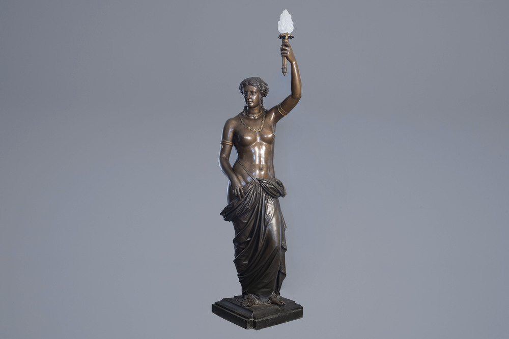 Art Objects Female copper nude Sculpture etna.com.pe